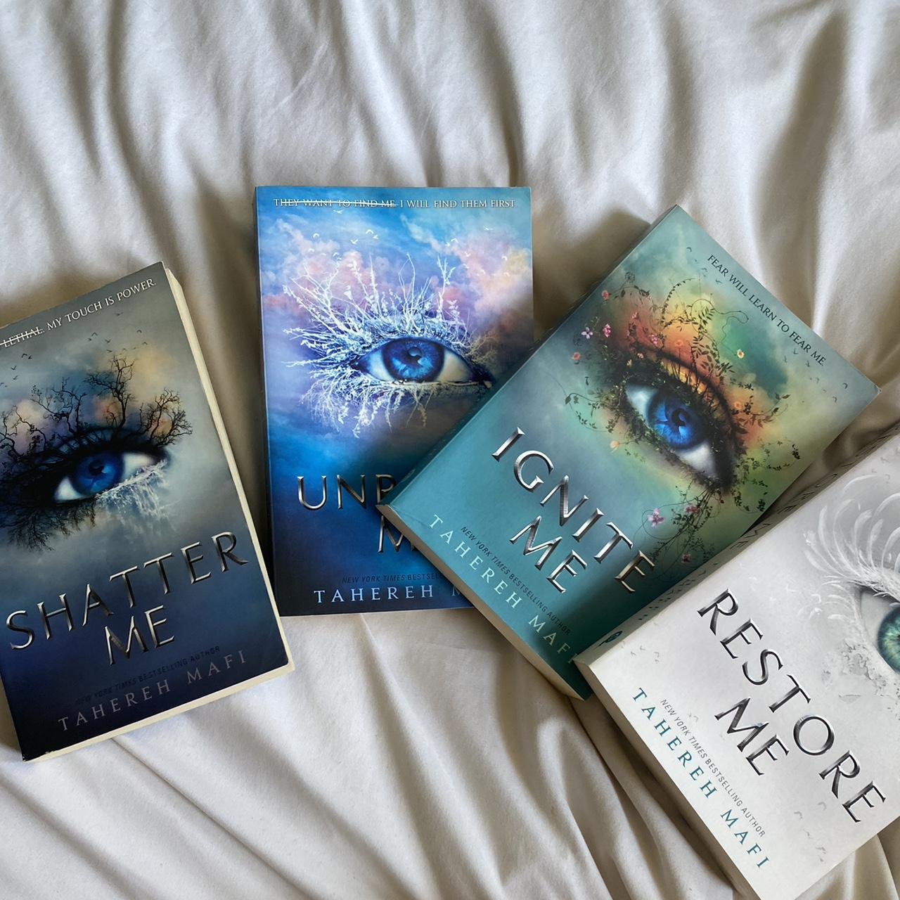 SHATTER ME BOOK SERIES 🫶🏼🤍📕📘 #shatterme #bookseries... - Depop
