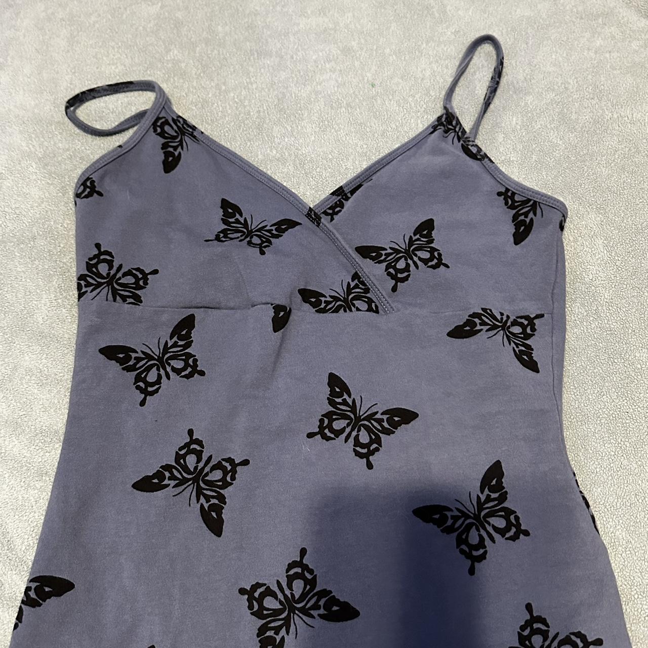 iconic wild fable butterfly dress; super cute but... - Depop