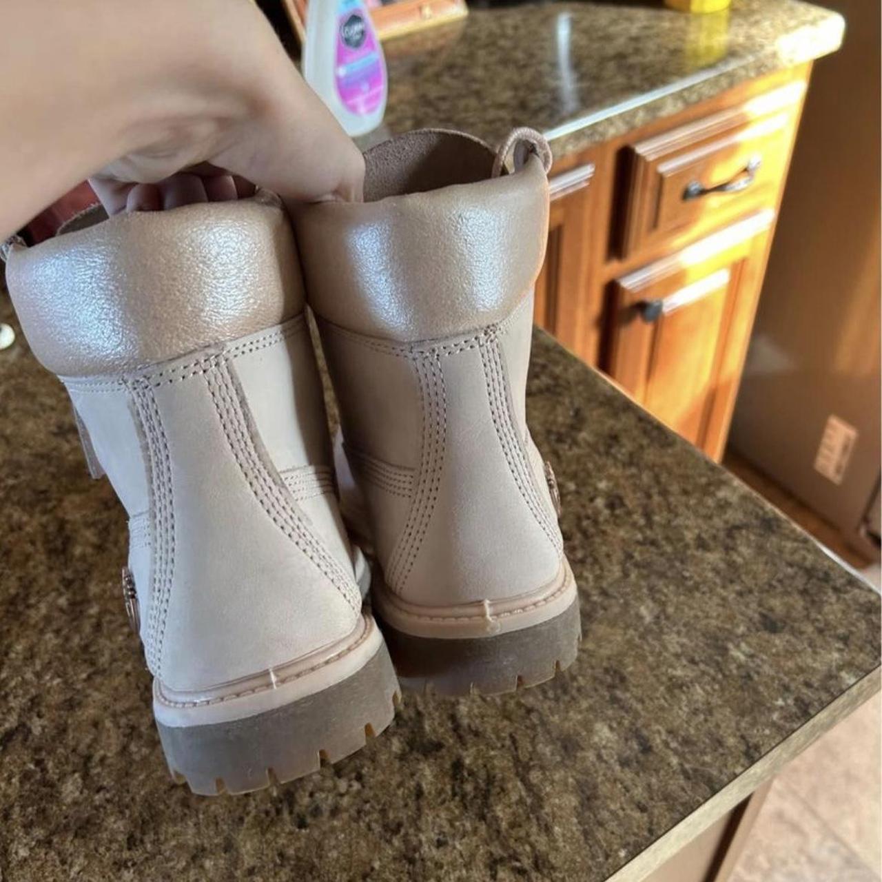 Light Pink Timberland Boots Women’s Size 6 Only... - Depop