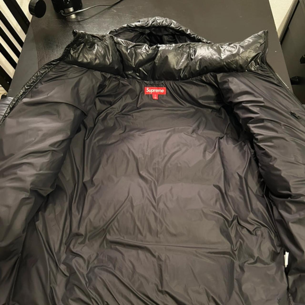 Supreme Featherweight down jacket Black Pertex M... - Depop