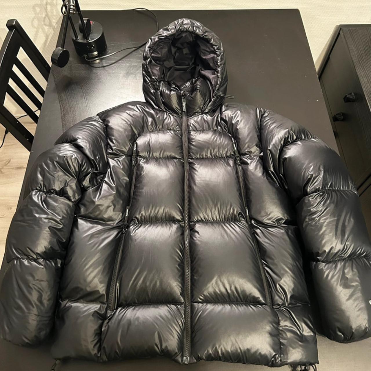 Supreme Featherweight down jacket Black Pertex M... - Depop