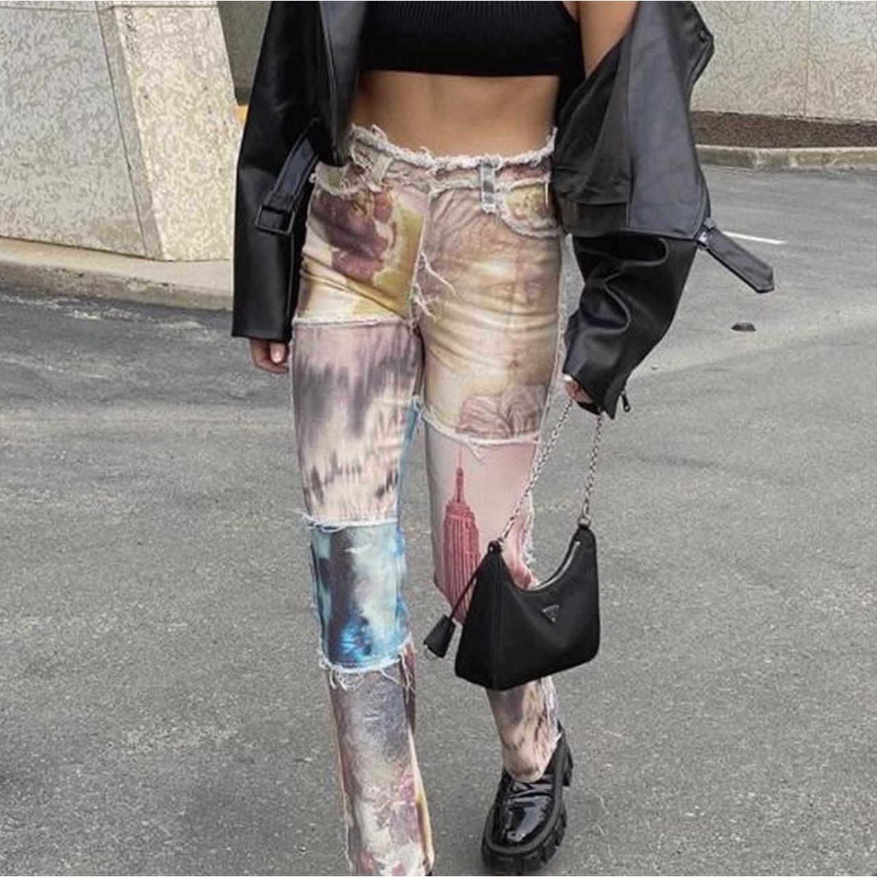 Jaded London patchwork pants. selling as they’re... - Depop