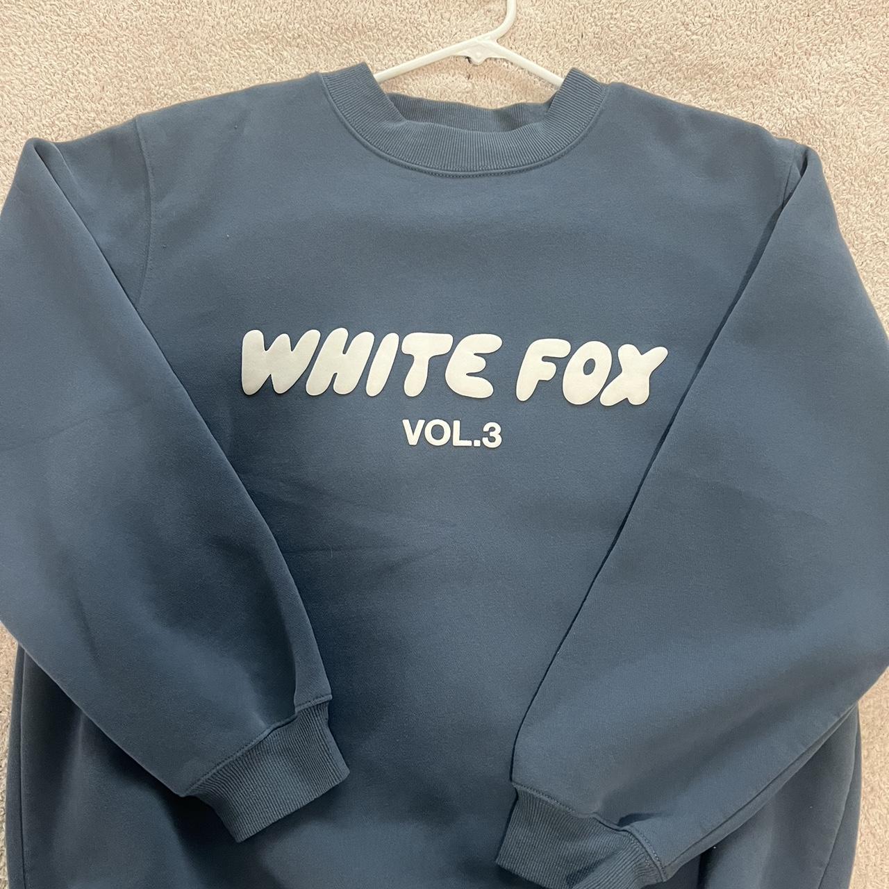White fox crew neck - Depop