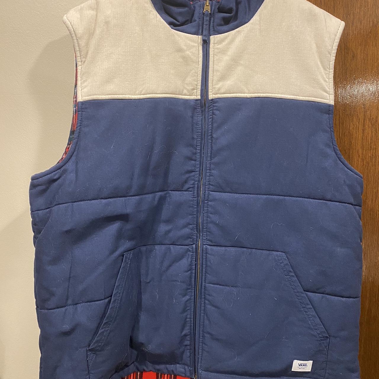 Vans Anaheim Factory vest Nice flannel lined vest... - Depop