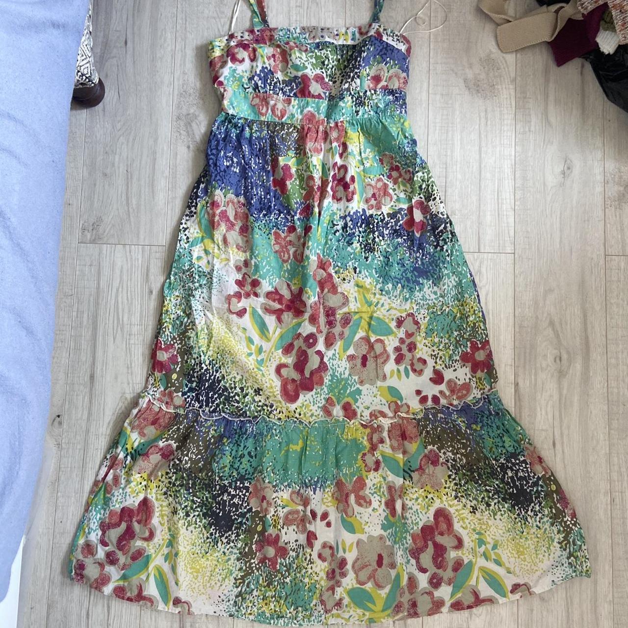 Vintage Debenhams floral dress Summer maxi dress... - Depop