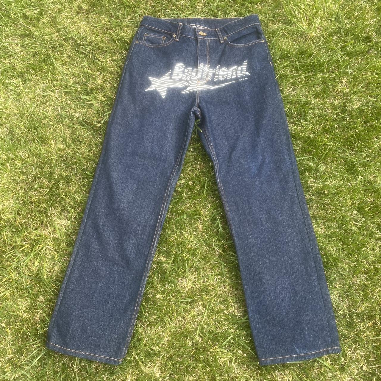 OG Badfriend jeans (zebra) size: 34x34 Only Serious... - Depop