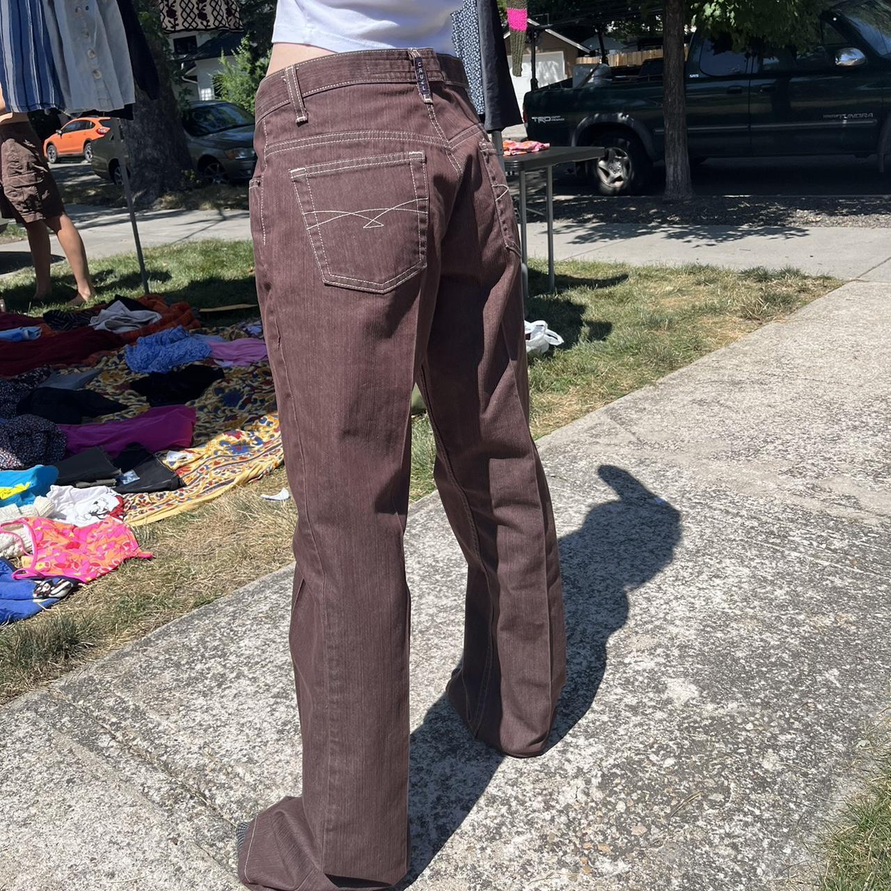 Free shipping Boot cut pink cruel girl jeans/pants... - Depop