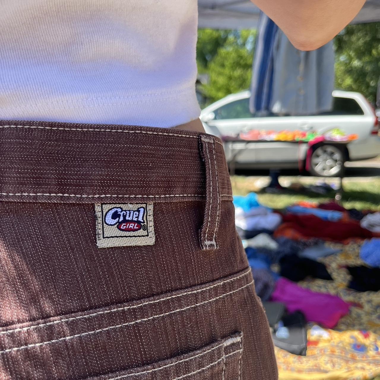 Free shipping Boot cut pink cruel girl jeans/pants... - Depop