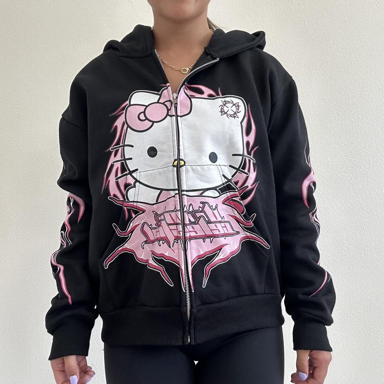 Super cool hello kitty zip up by Divine Celestial.... - Depop