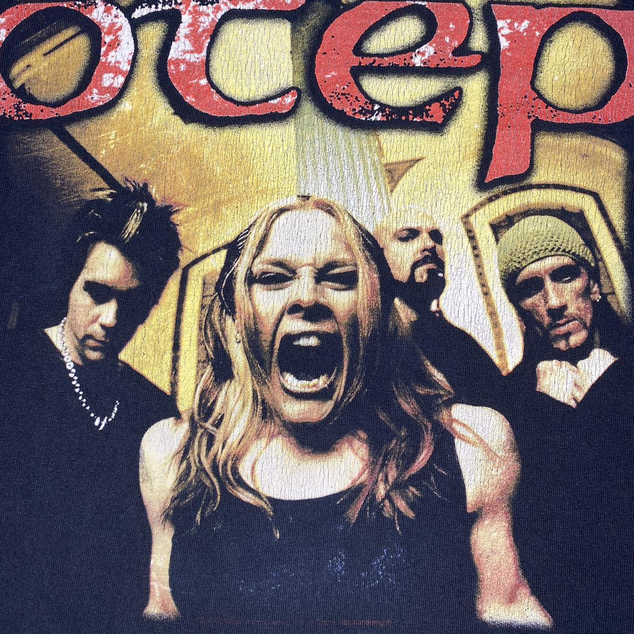 Vintage 2002 Otep “Pit Boss” Black Band Tshirt... - Depop