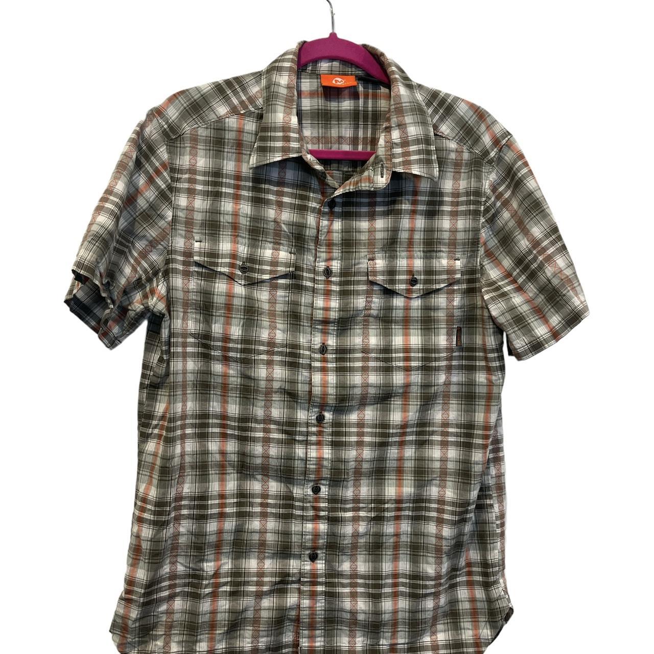 Men’s Merrell Select Wick Short Sleeve Button Down... - Depop