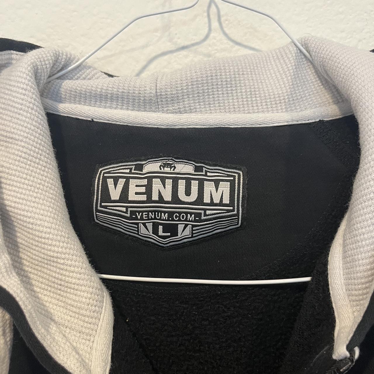 Venum UFC Authentic Jacket Mens Size L Black Hoodie... - Depop