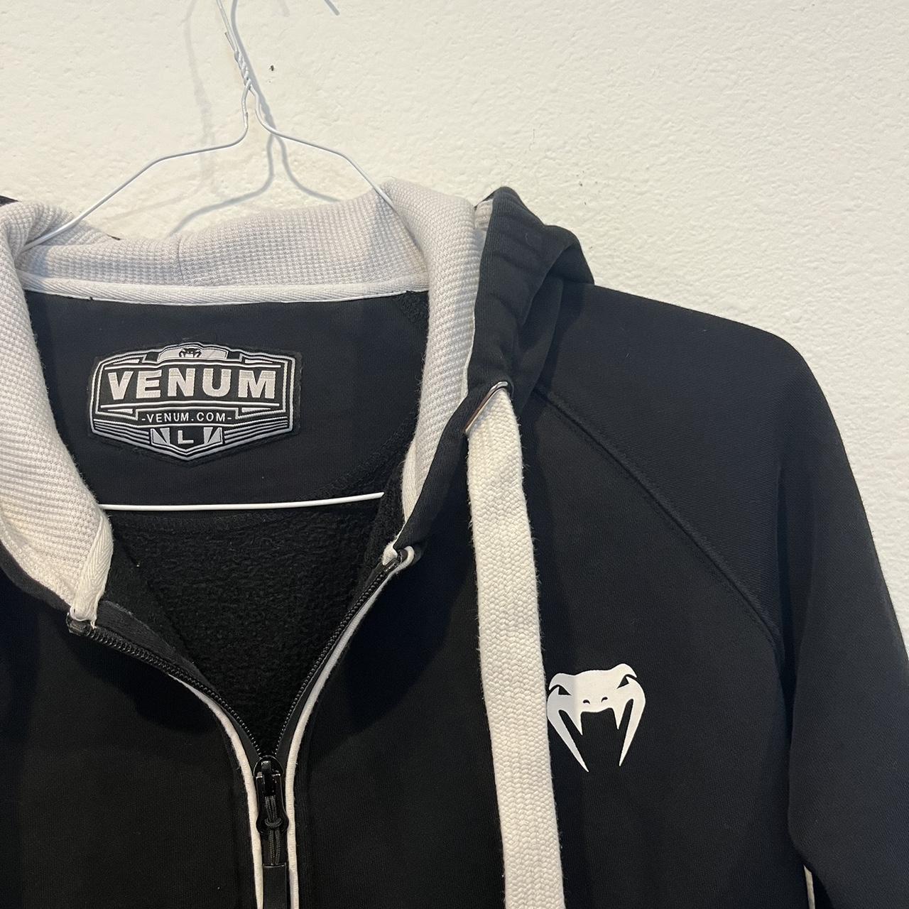 Venum UFC Authentic Jacket Mens Size L Black Hoodie... - Depop