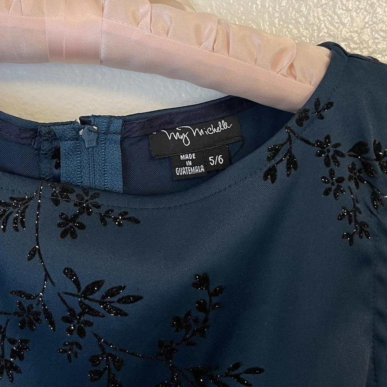 My Michelle Floral Midi/Mini Dress🖤 Velvet flower... - Depop