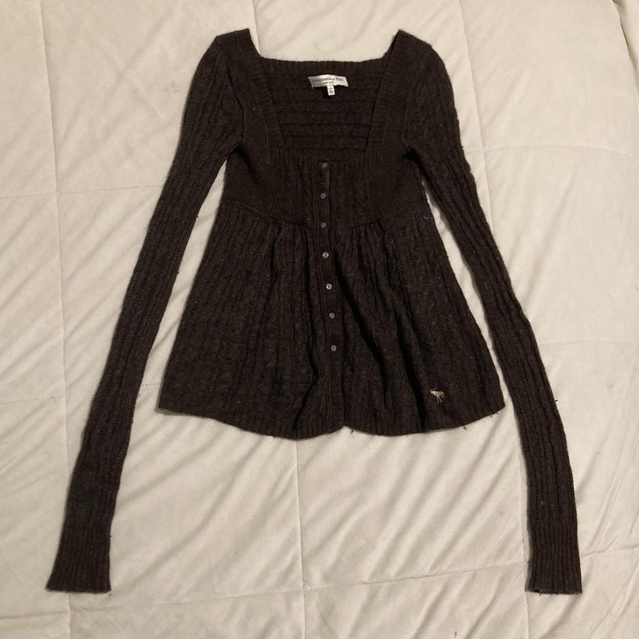 Early 2000’s Y2K Iconic Abercrombie and Fitch Brown... - Depop