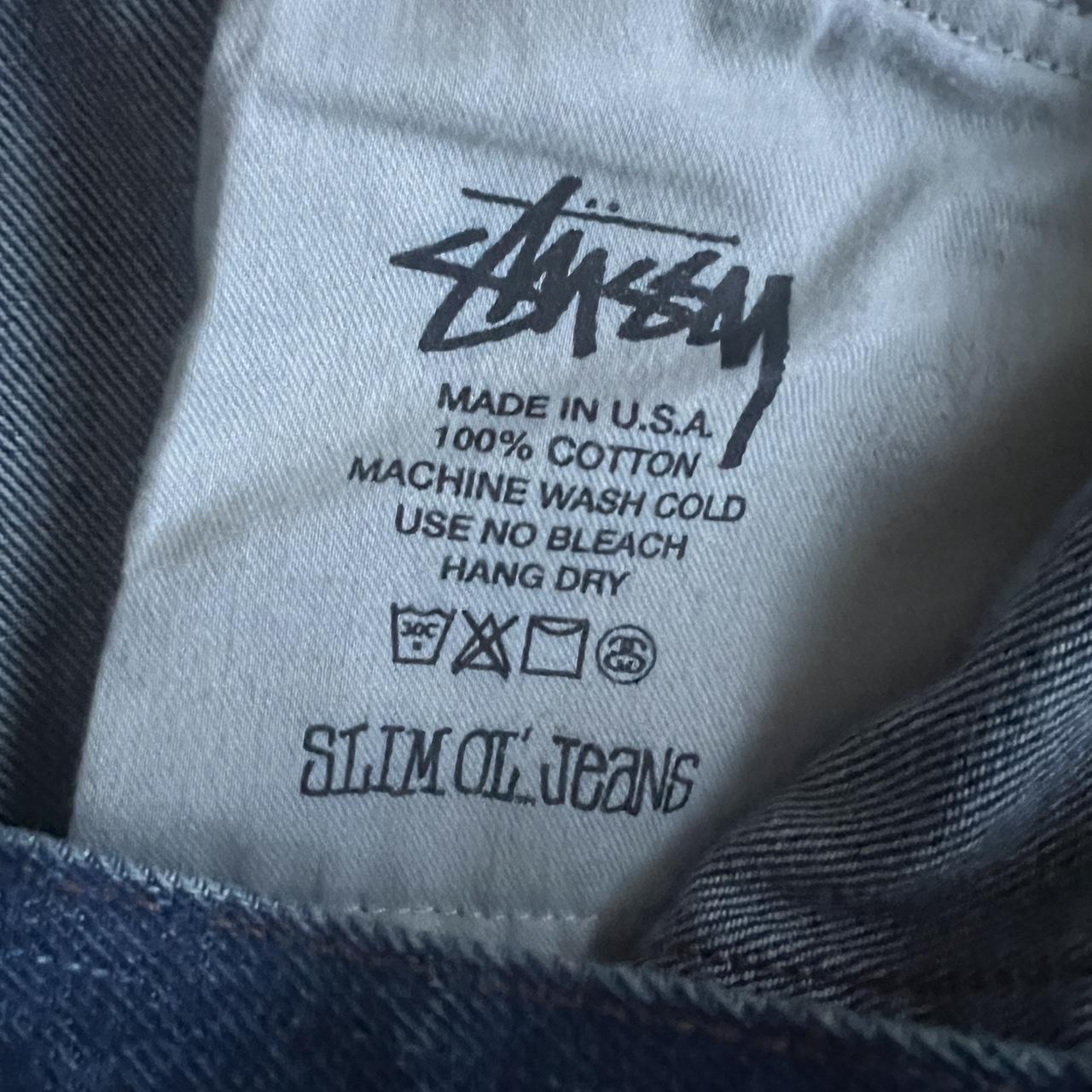 Stussy Made in USA jeans - size 36 - Depop
