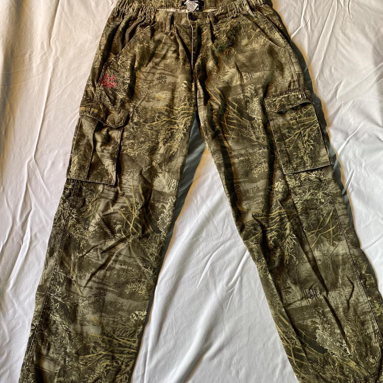 One of a kind Real Tree Pants -super warm baggy fit... - Depop