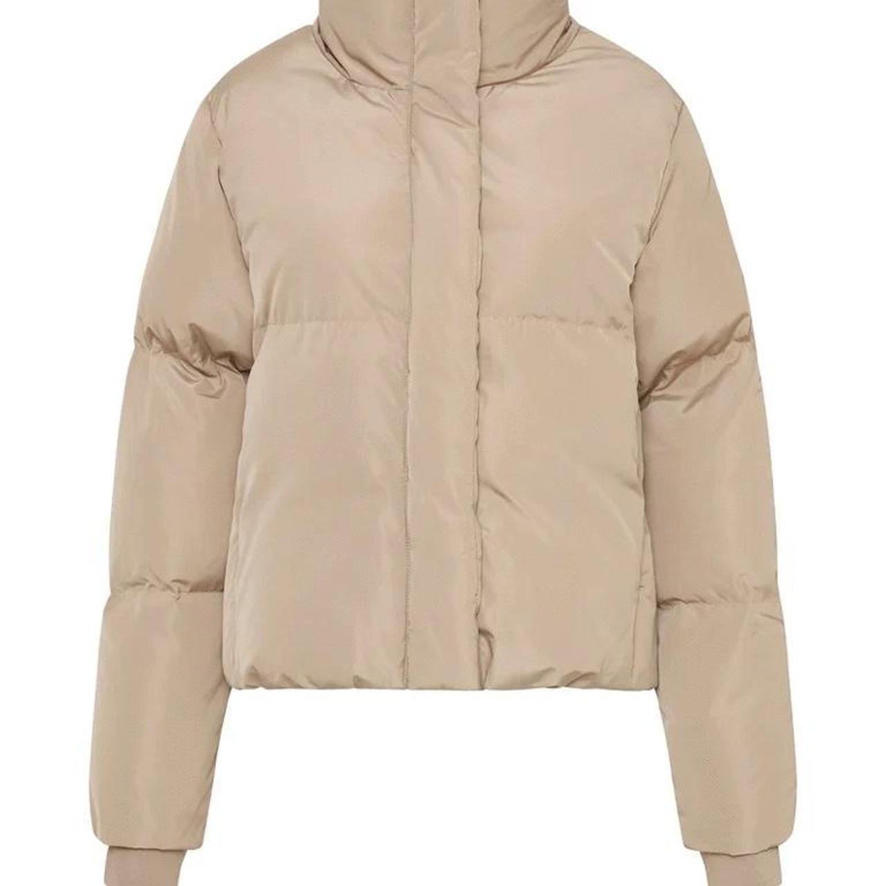 henne axel puffer #henne #puffer #jacket #brown... - Depop