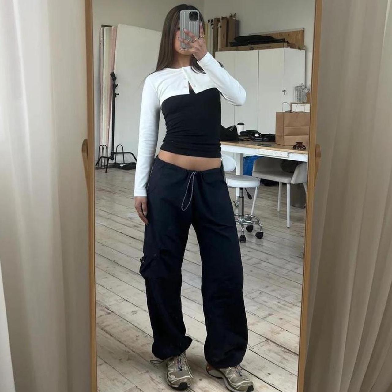 WITH CONSIDERATION micro white cardi - fits sizes... - Depop