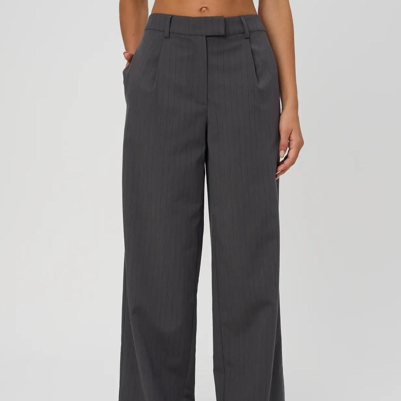 grey pinstripe glassons set - can sell as set or... - Depop