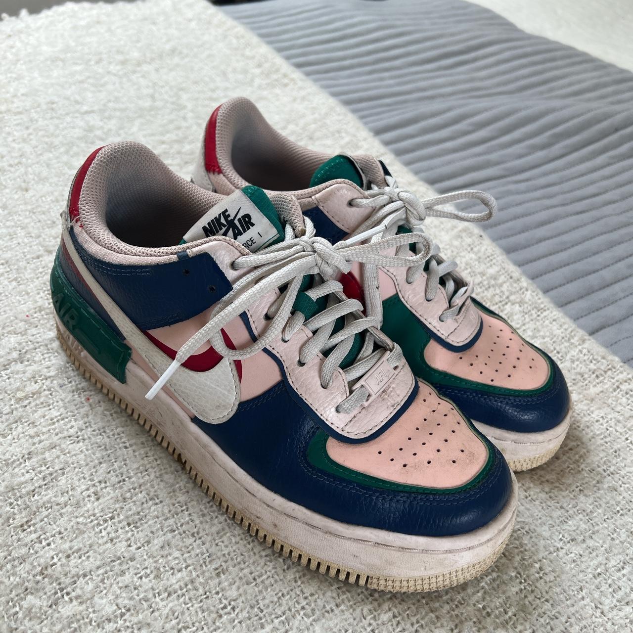 Nike Air Force shadows 💙 Uk size 5 In good... - Depop