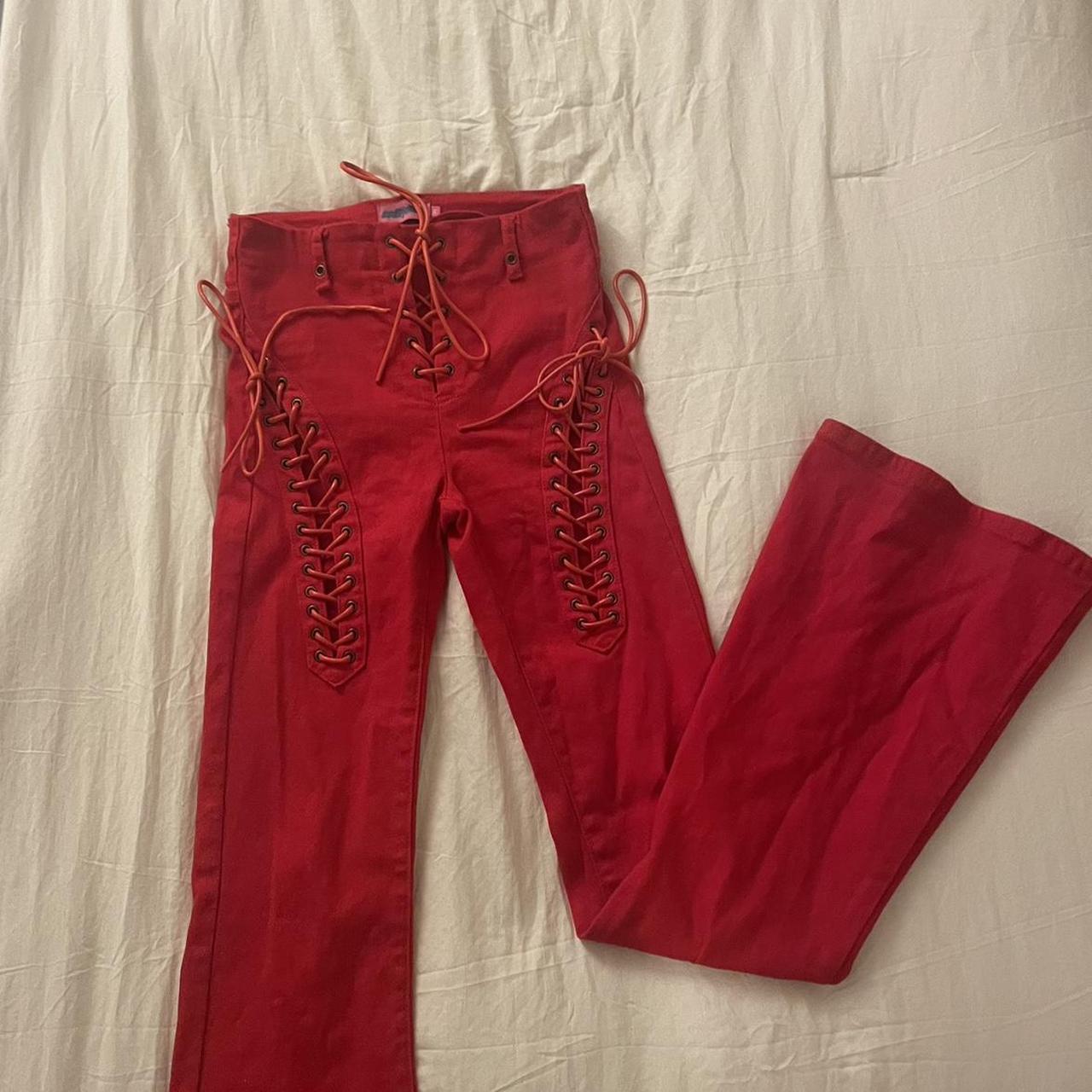 Red Edikted pants size XS - Depop