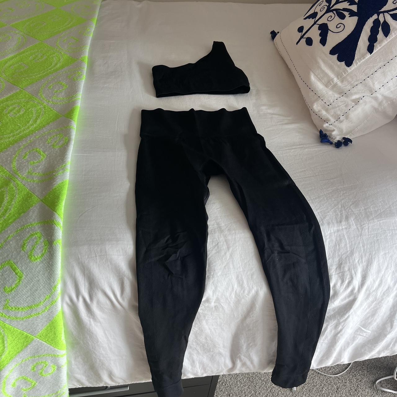 black workout set. i just bought it but got the... - Depop