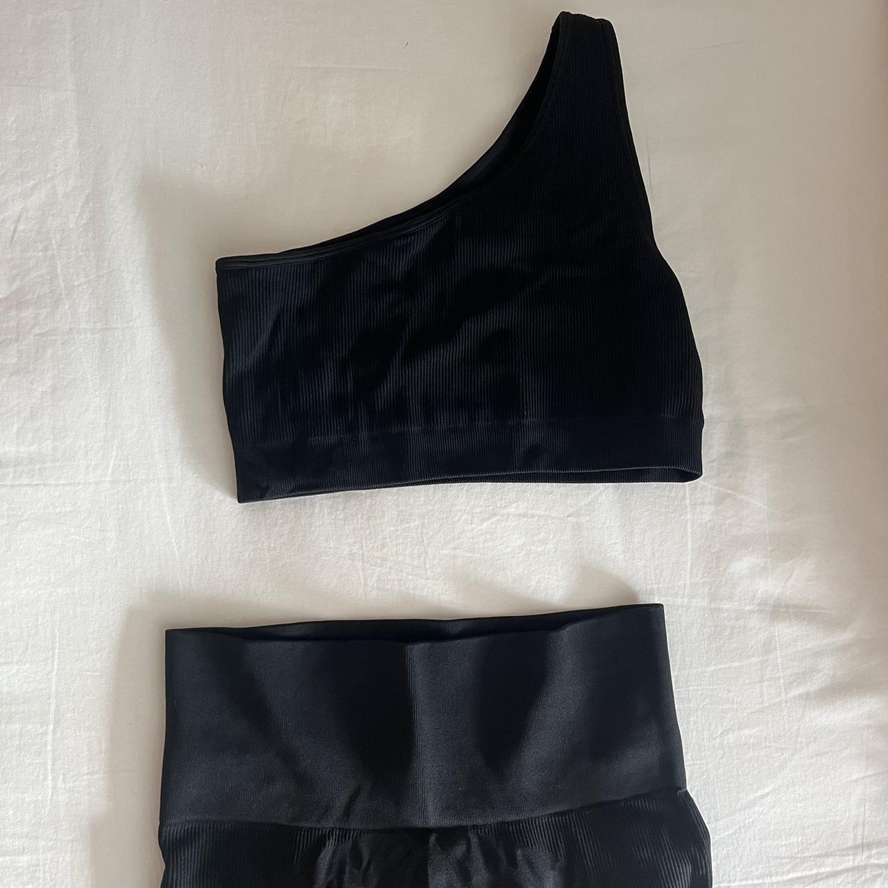 black workout set. i just bought it but got the... - Depop