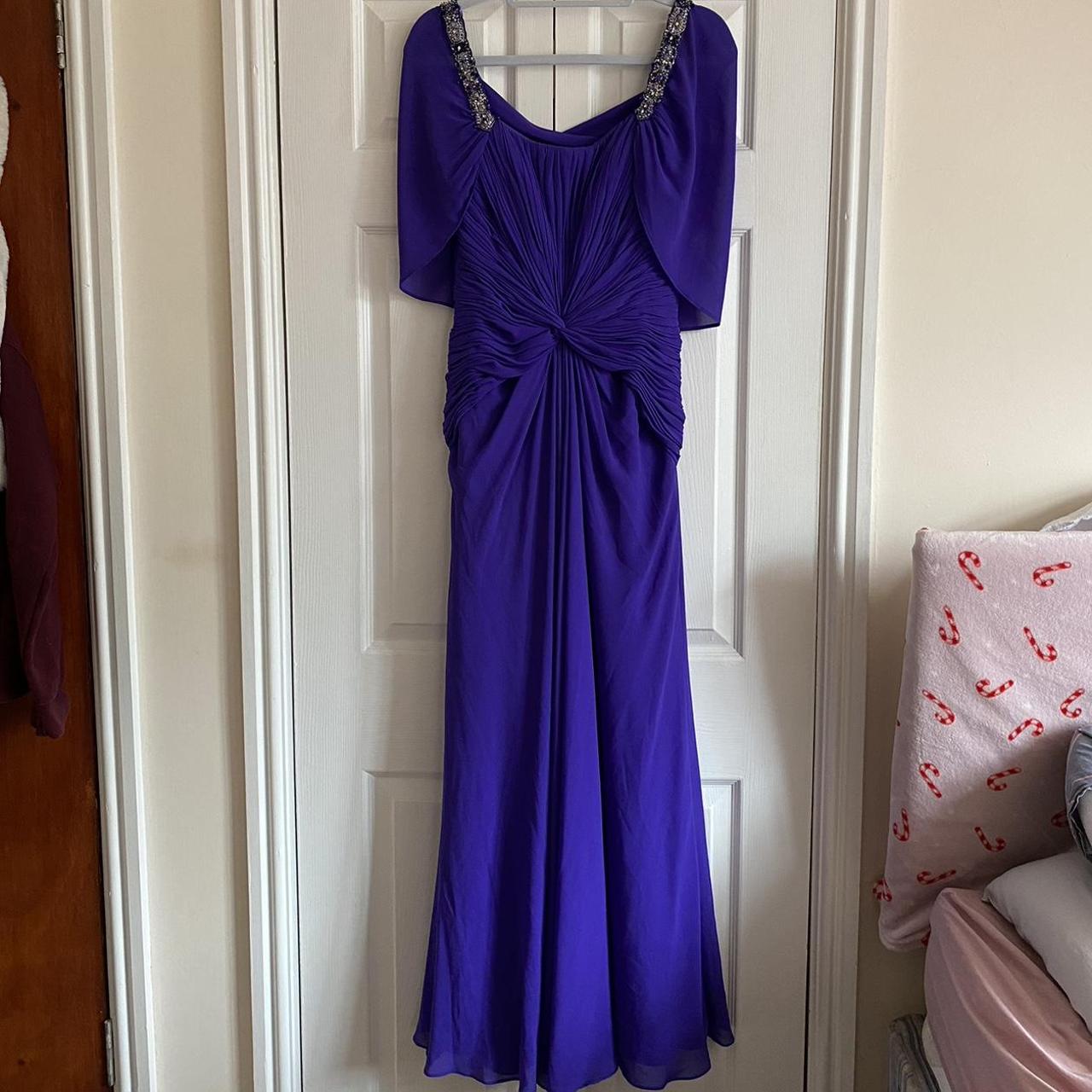 Lorcan Mullany purple embellished ball gown / prom... - Depop