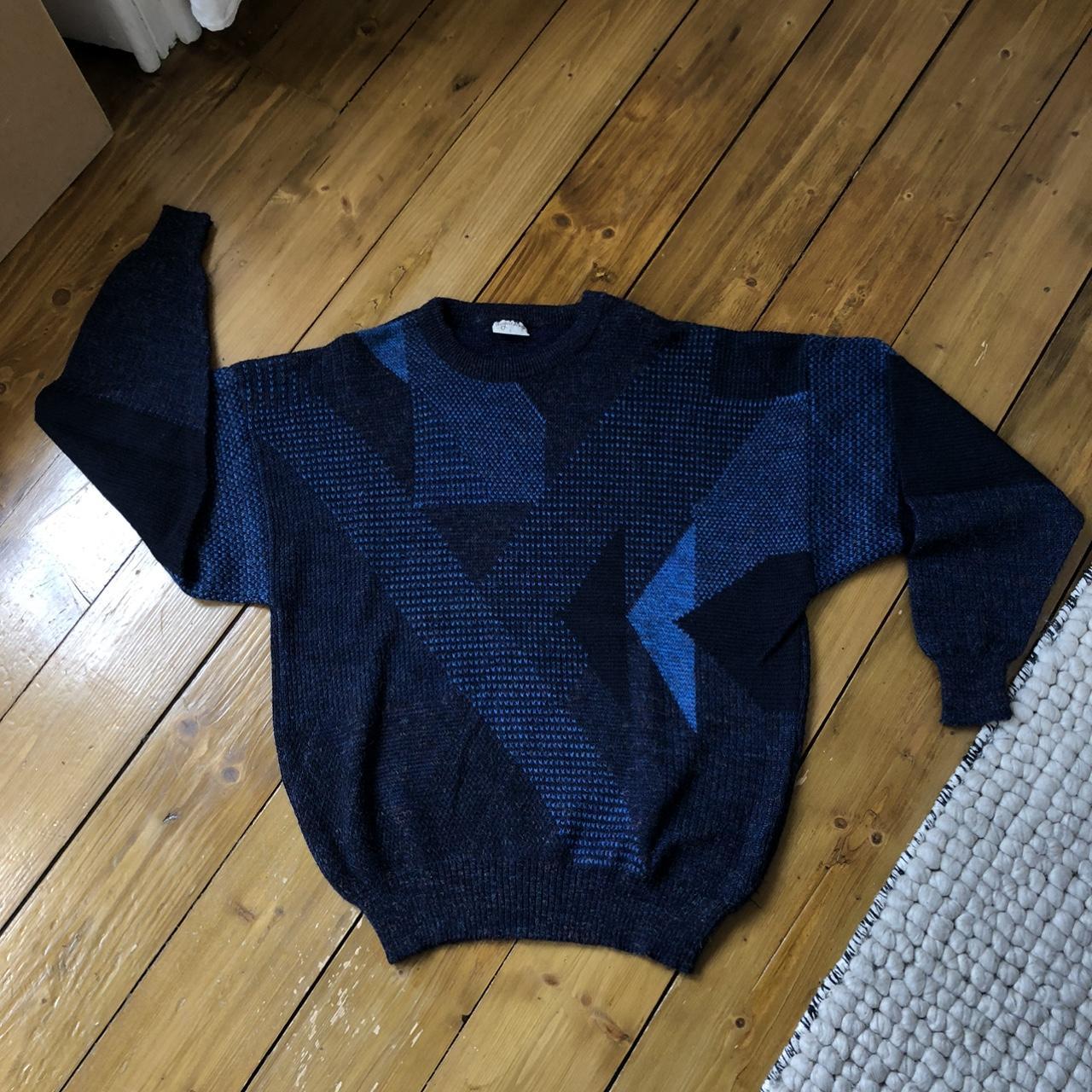 VINTAGE ITALIAN WOOL/ACRYLIC JUMPER Label: Angelo... - Depop