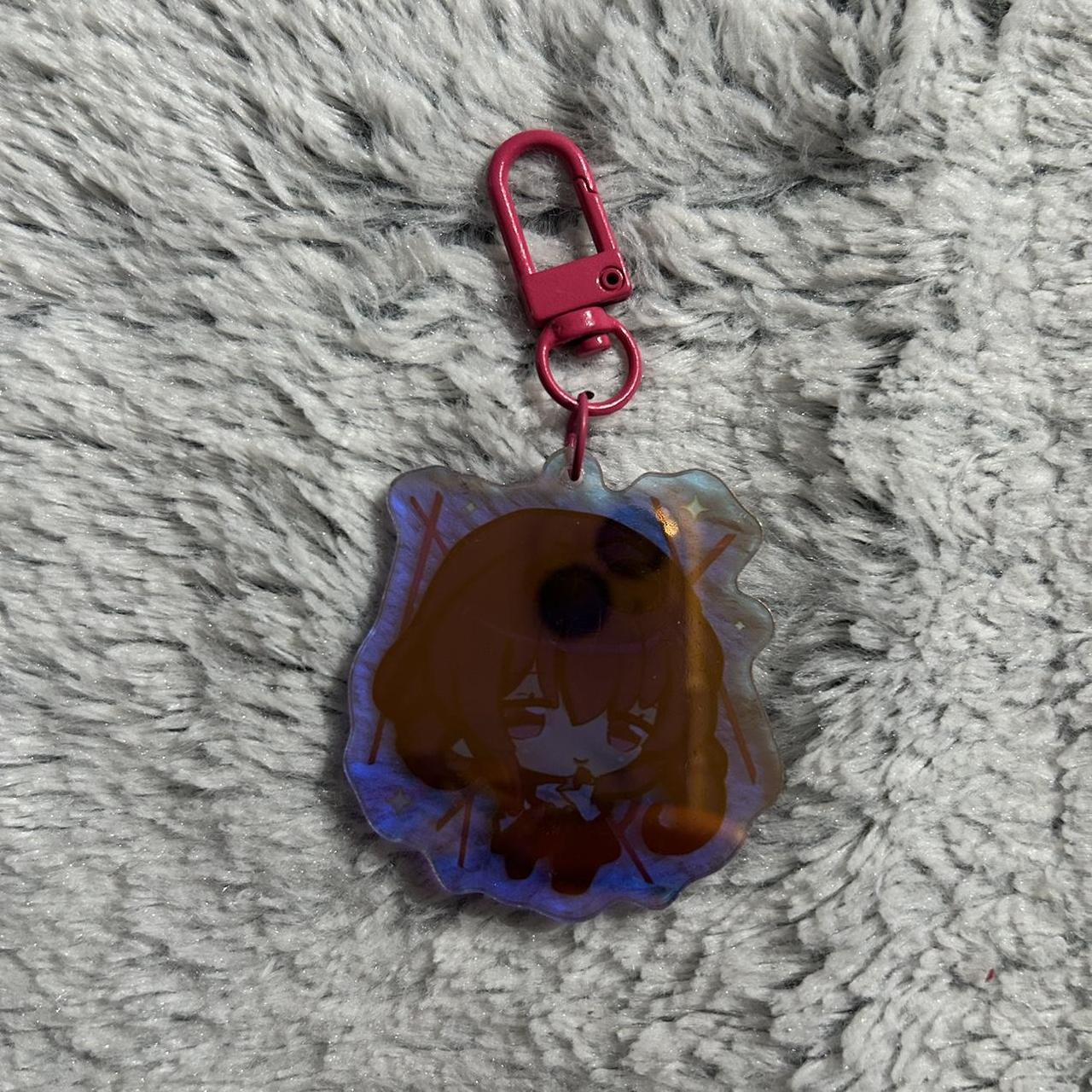 Kafka Honkai Starrail Keychain -back has mirror... - Depop