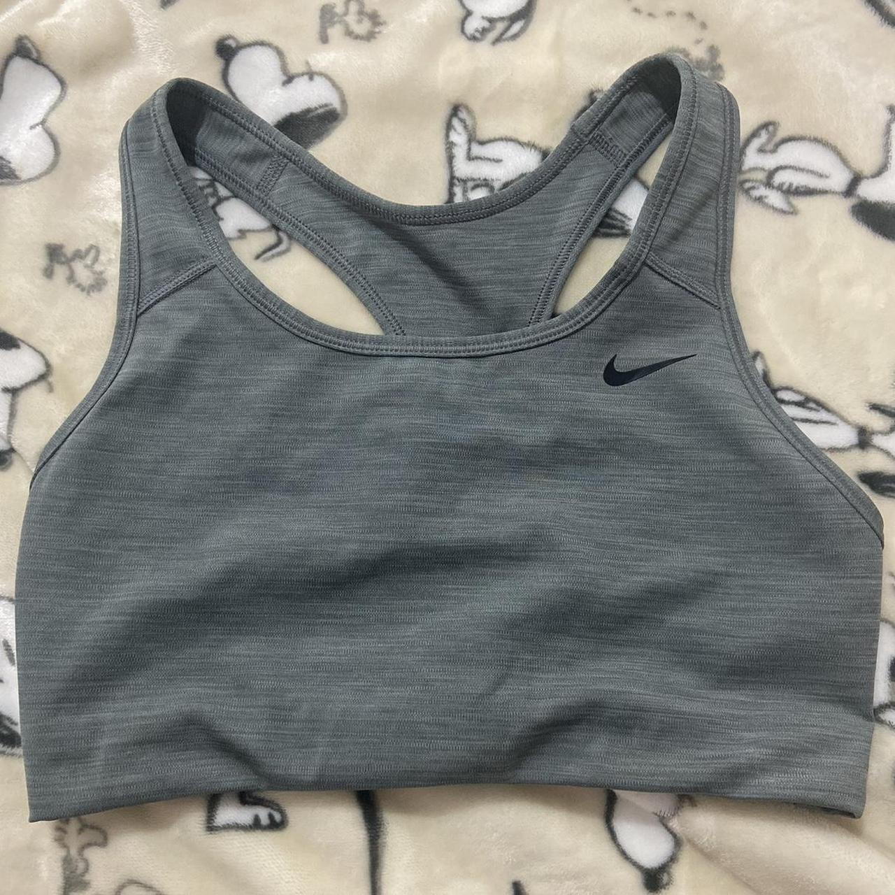 Gray Nike sports bra -no flaws - Depop