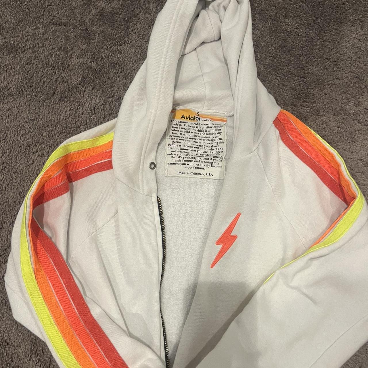 Aviator Nation Sweatshirt zip up Size small - Depop
