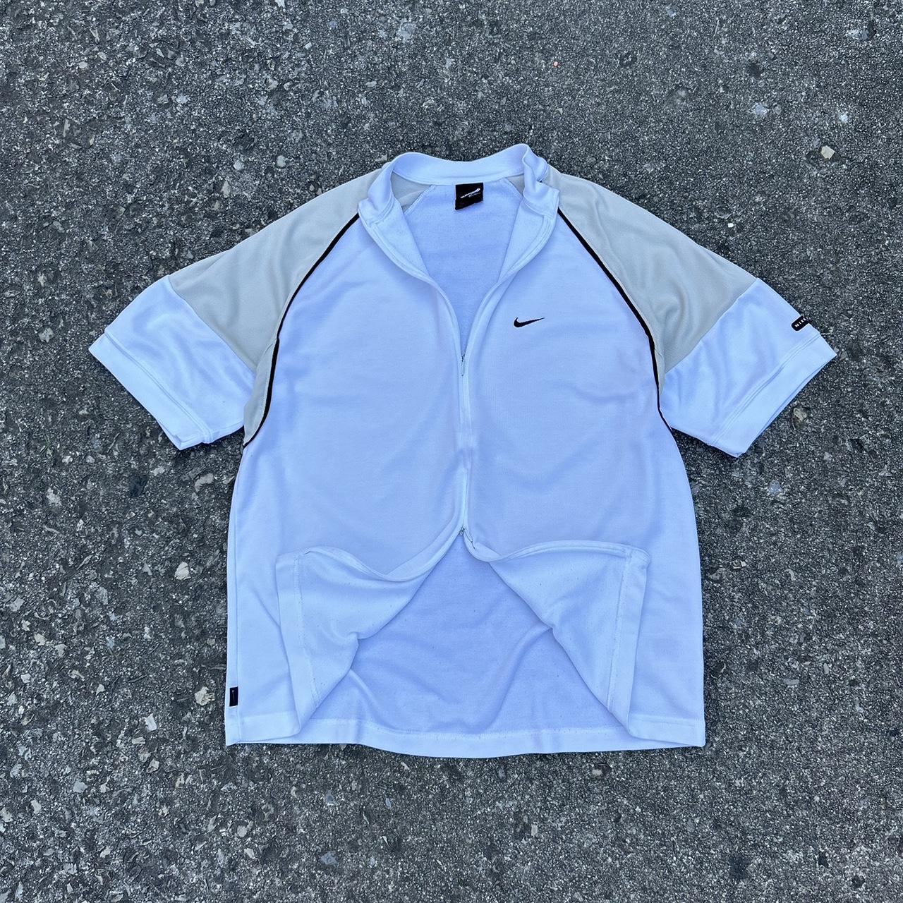 Vintage Nike Tech Shirt 2000s Nike Swoosh on da... - Depop