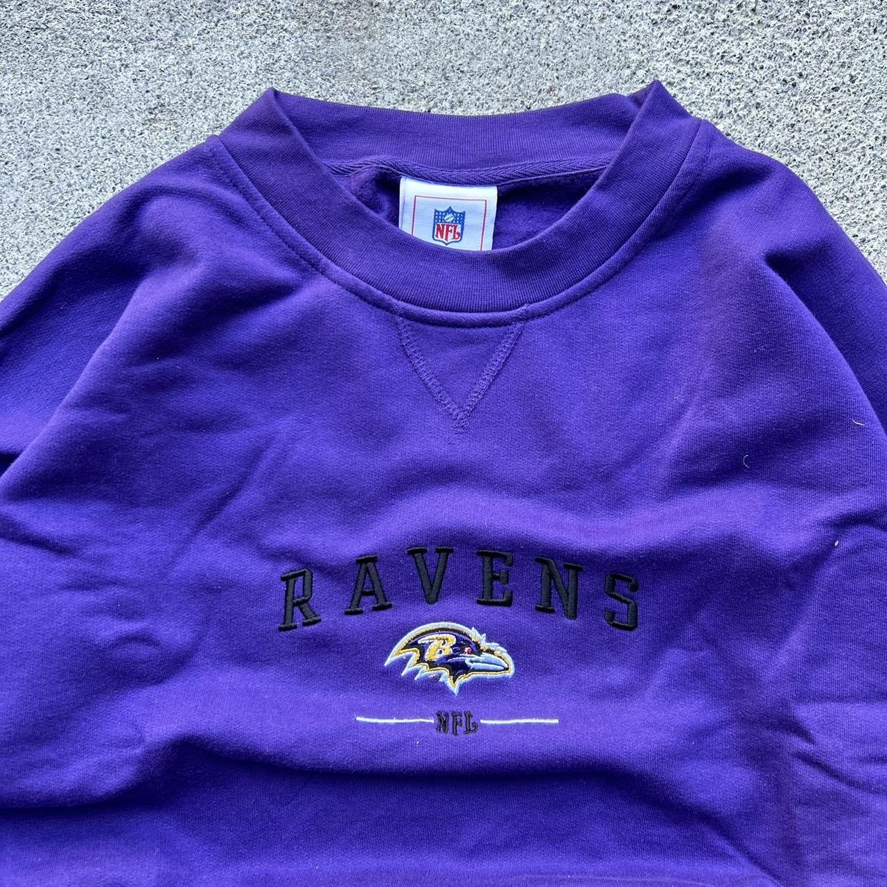 Vintage Baltimore Ravens Sweatshirt Good... - Depop