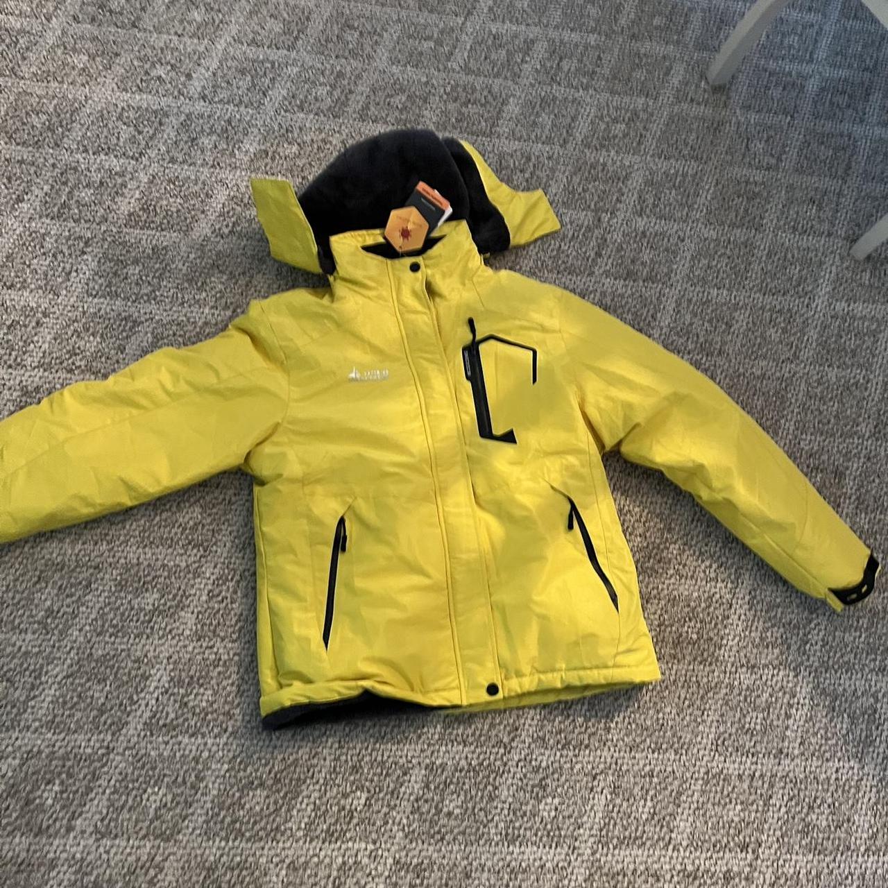 Yellow Ski Jacket - Depop