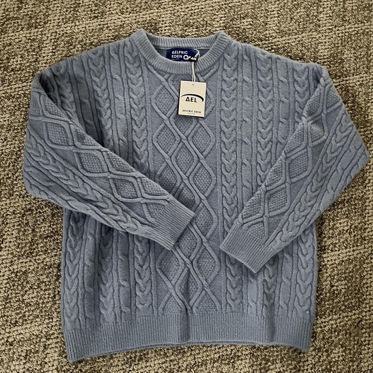 Aelfric Eden Oversized Knit Sweater Solid Vintage... - Depop