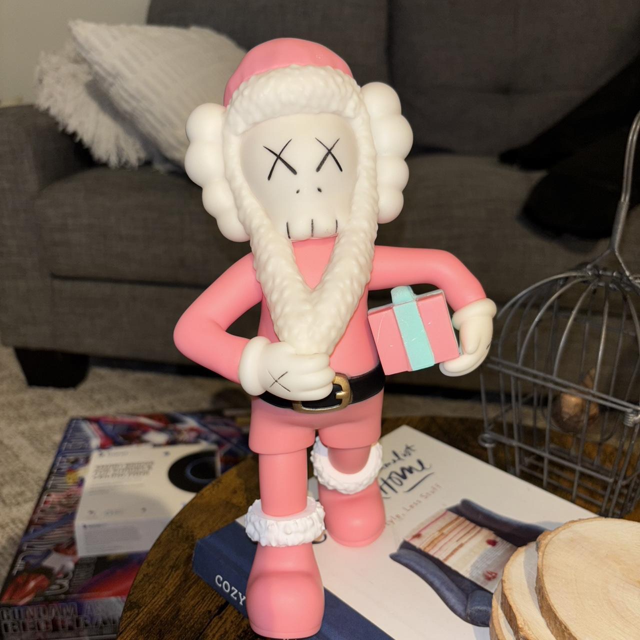PINK KAWS CHRISTMAS FIGURE | Depop