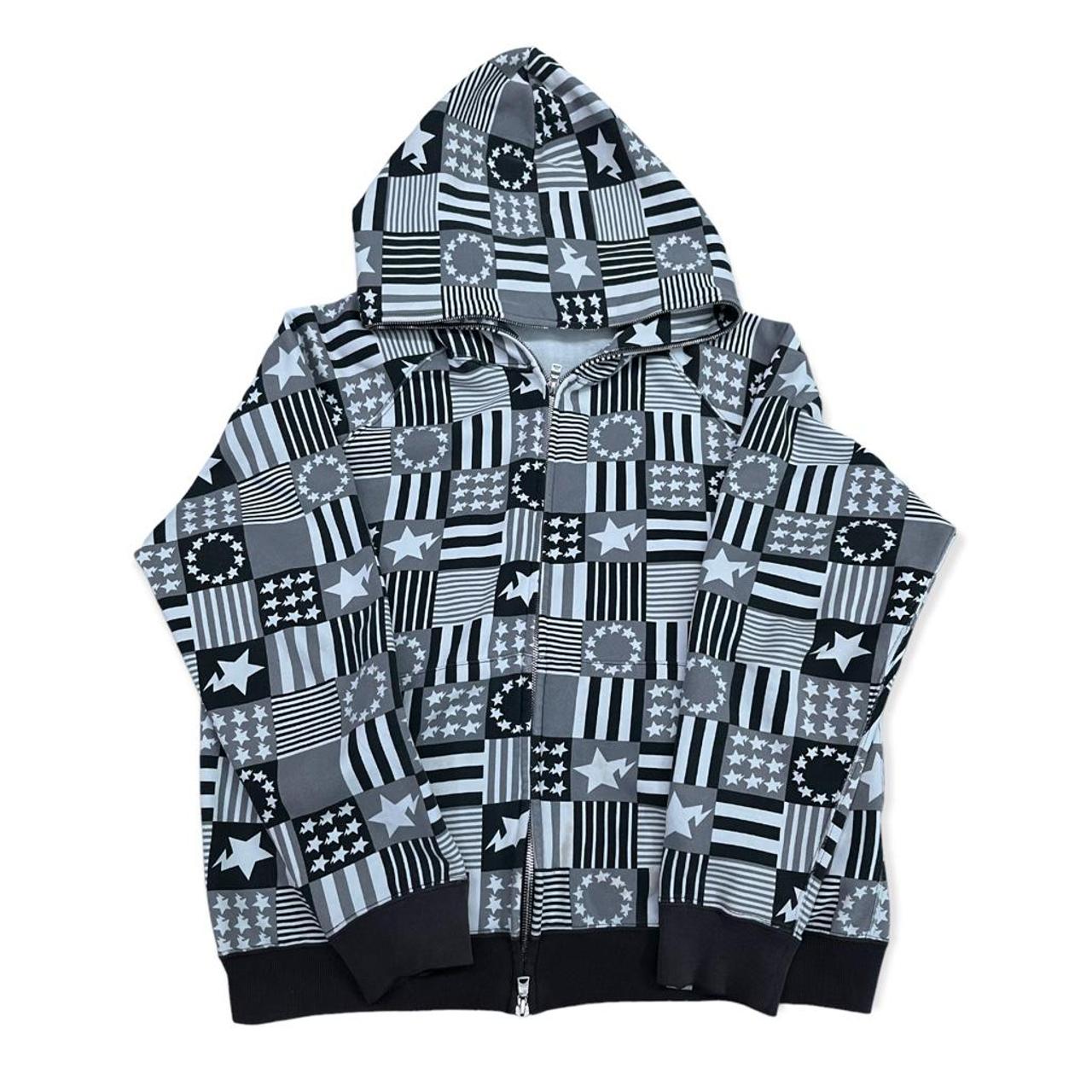 Bape stars n stripes jacket -size:small -worn by... - Depop