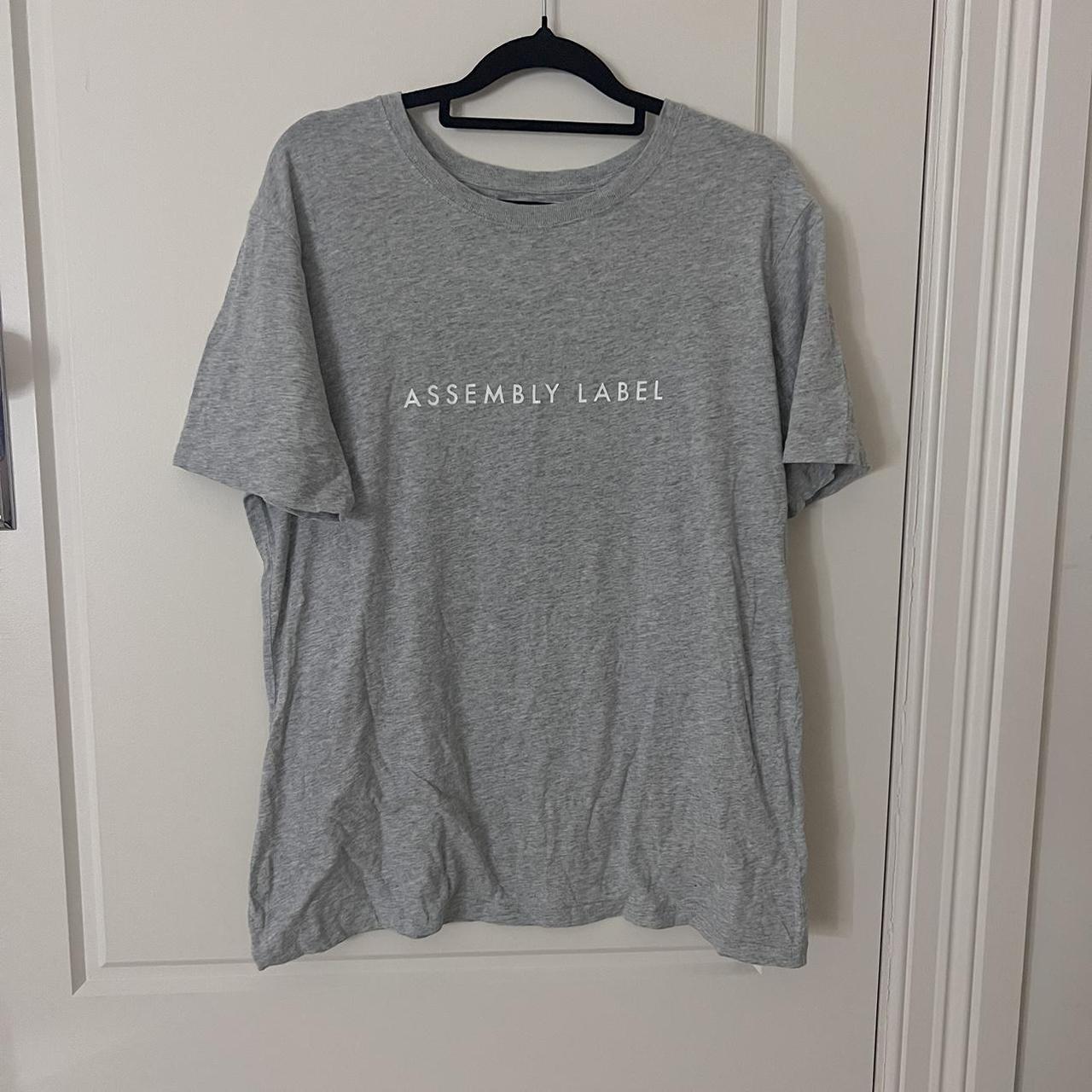 Assembly Label grey t-shirt Size 8, can fit a 10... - Depop