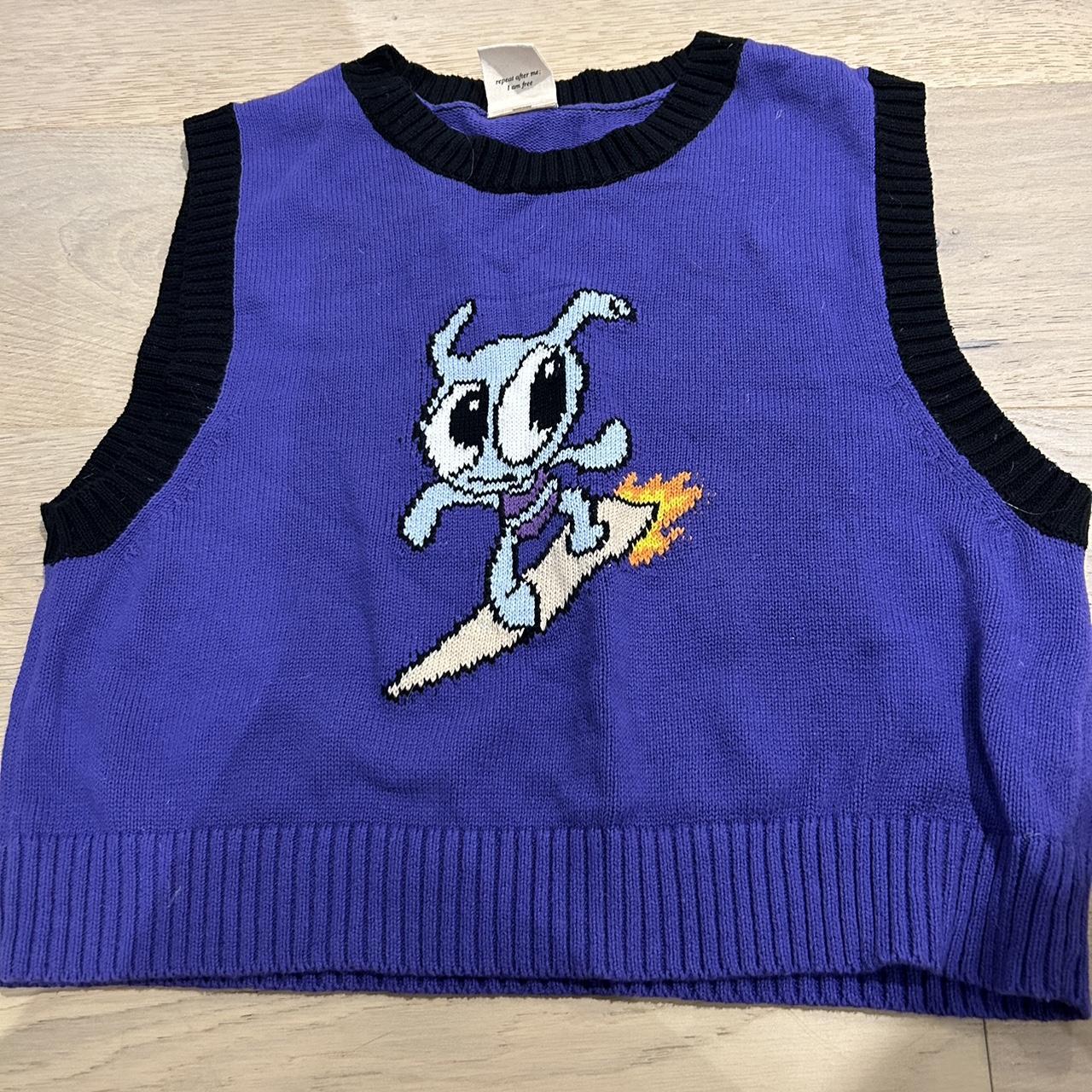 Purple insight vest!!! Super cute design! - Depop