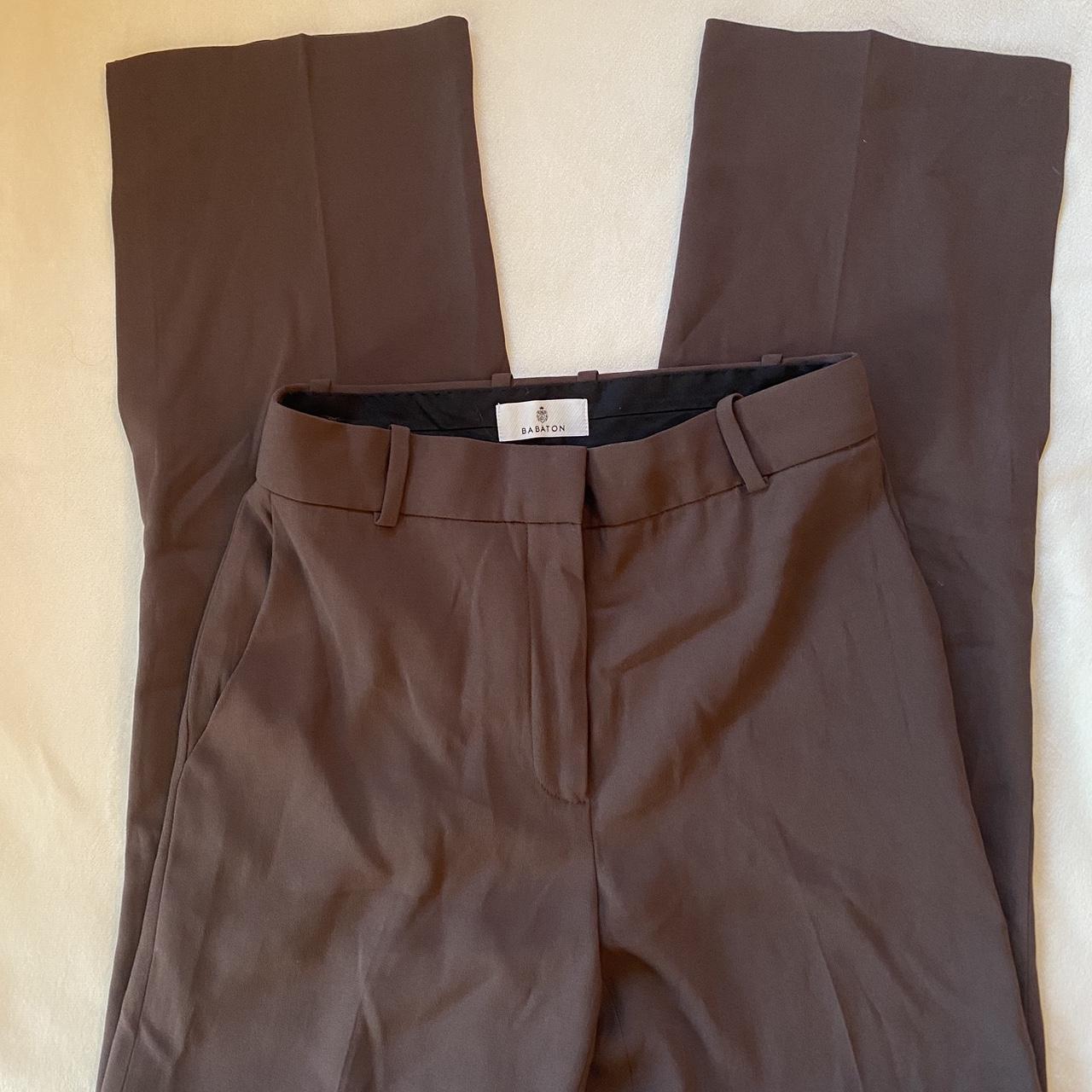 Aritzia Babaton slacks Pretty shade of chocolate... - Depop