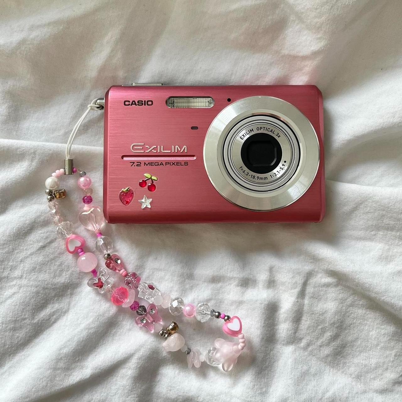 Casio Exilim EX-Z75 Digital Camera in pink... - Depop