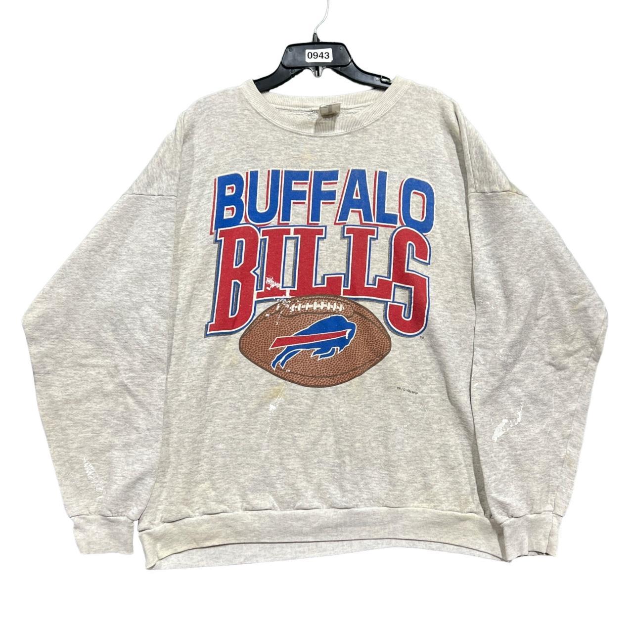 vintage 1993 buffalo bills sweatshirt size... - Depop