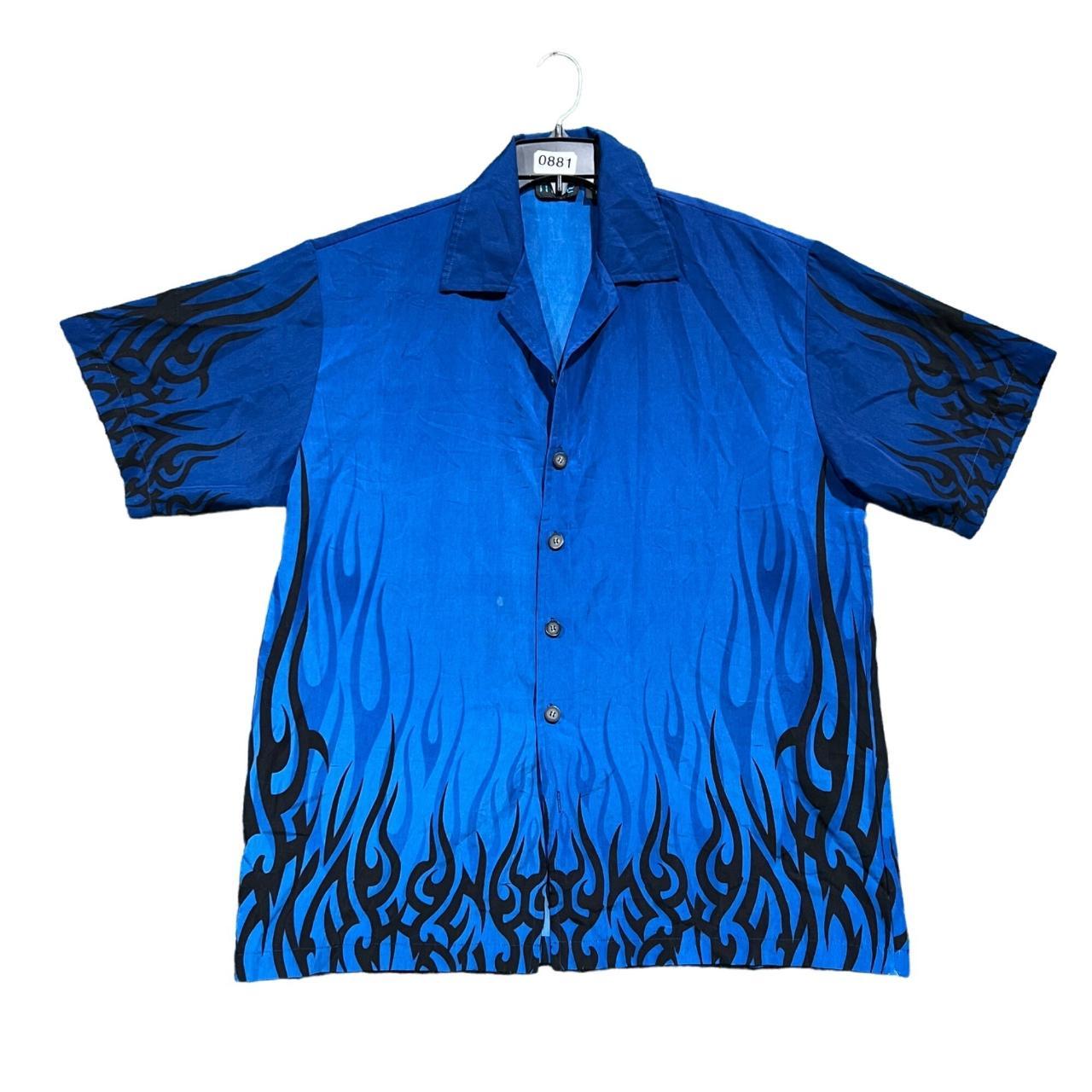 Vintage Mt2 Button Up T Shirt Size Depop