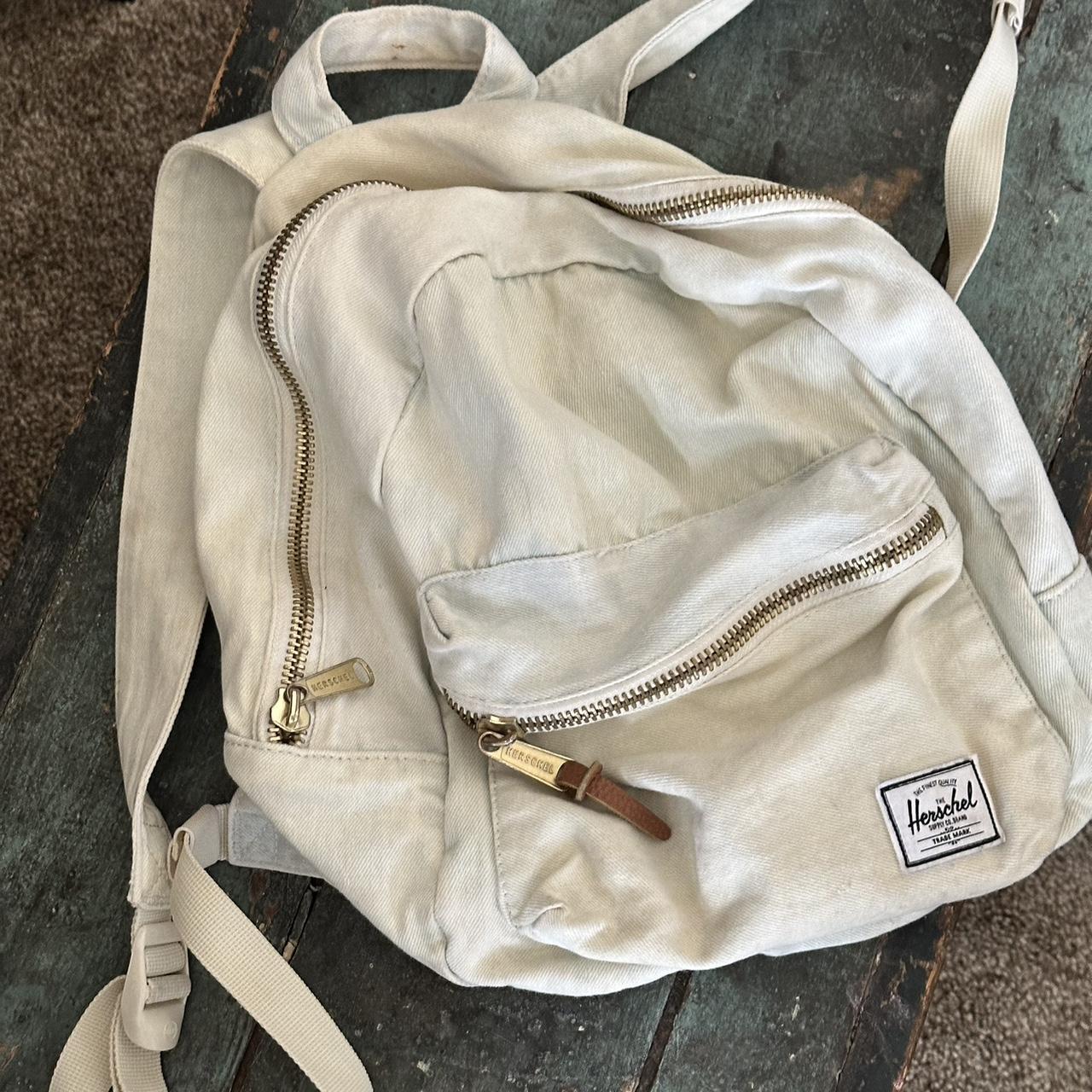 HERSCHEL BACKPACK Light acid washed backpack. Very... - Depop