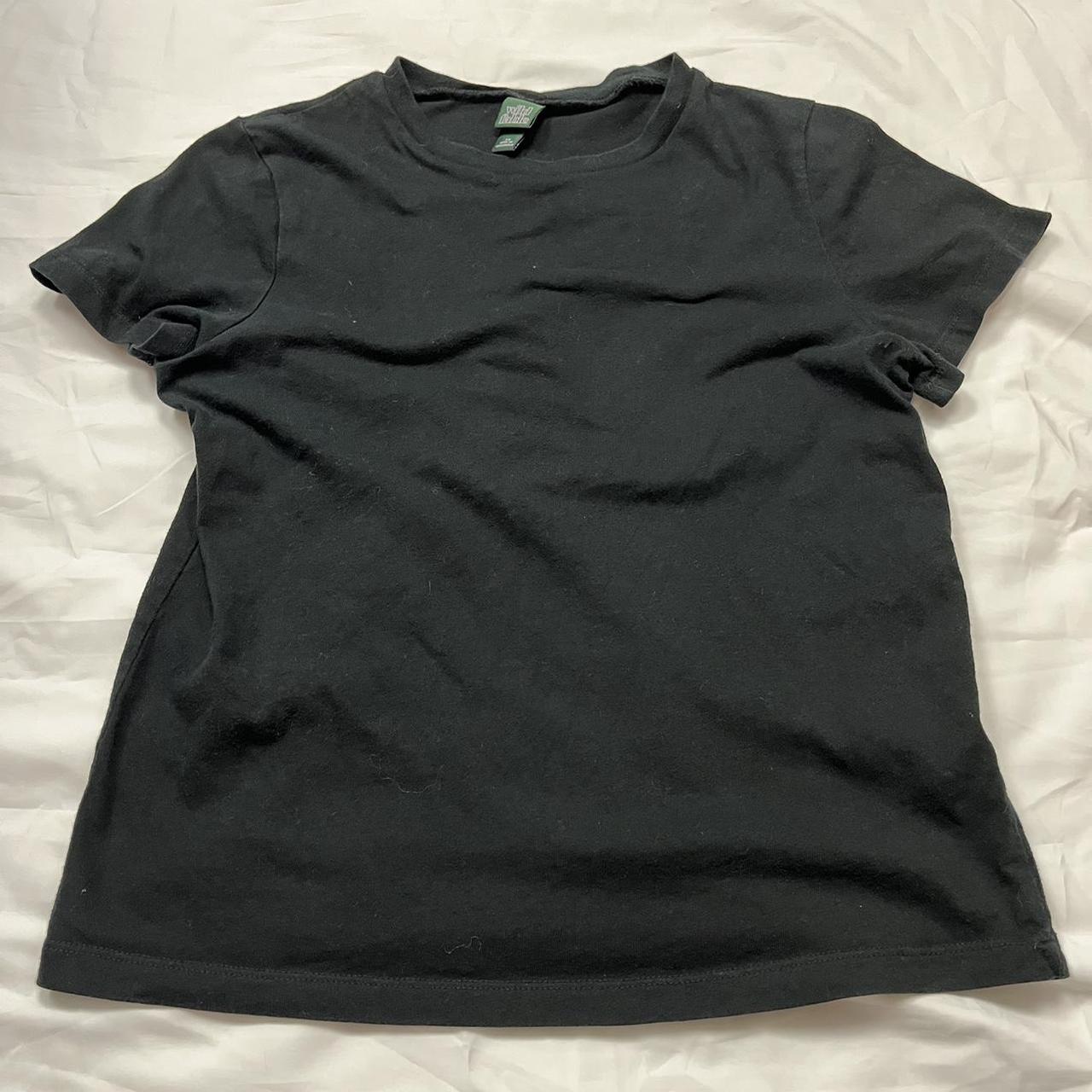 Wild Fable Women's Black T-shirt | Depop