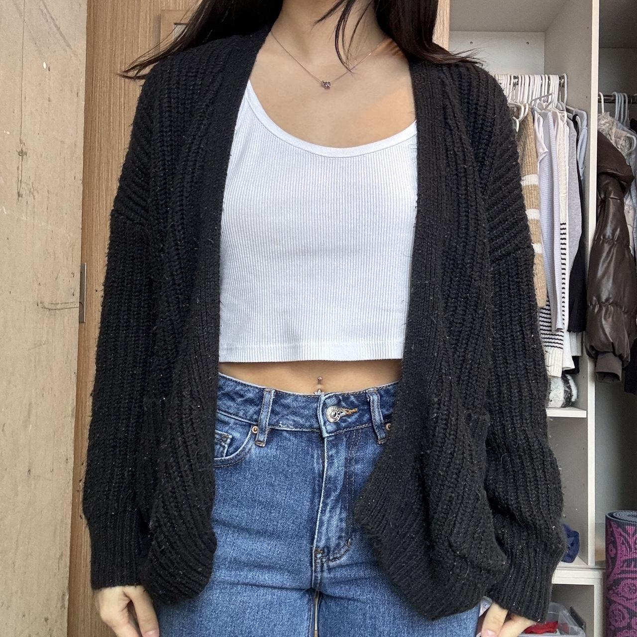 black target knit cardigan, moderate pilling from wear - Depop