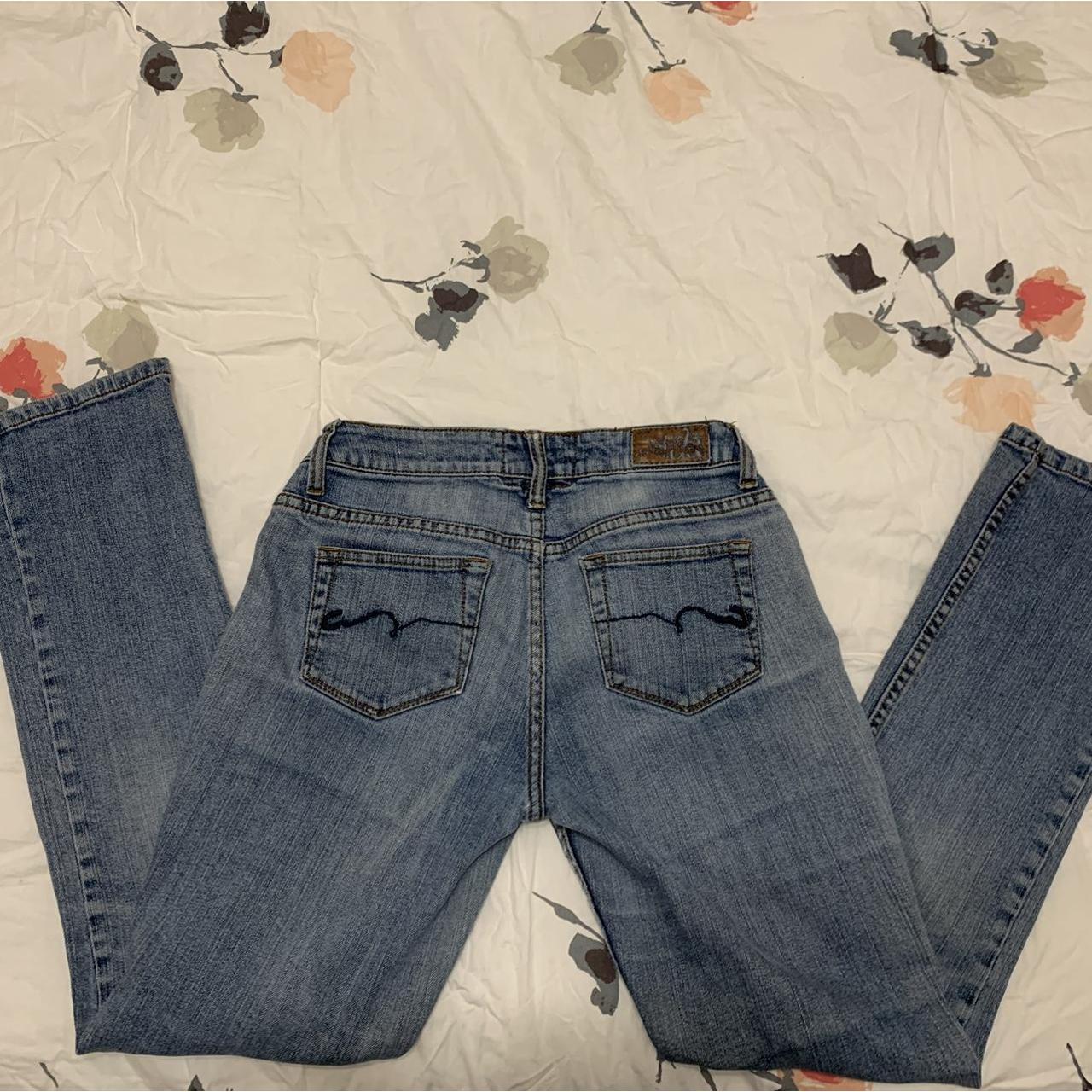 American Rag Cie Women's Blue Jeans | Depop