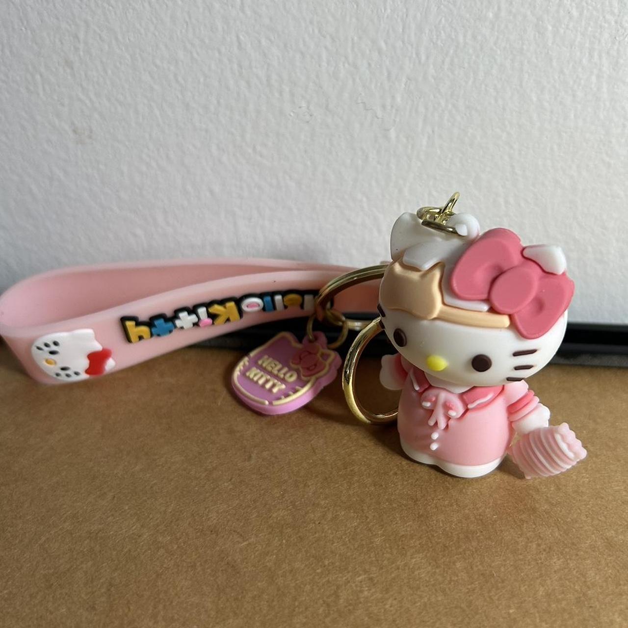 super cute, brand new hello kitty keychain! #nwot... - Depop